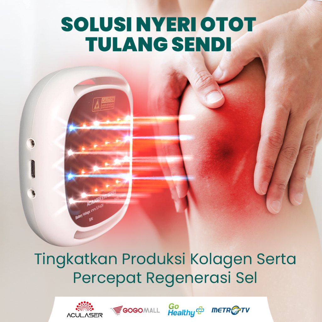 ACULASER EVO – Alat Terapi Laser Portable Bantu Meredakan Nyeri Otot Sendi Prostat Haid ...